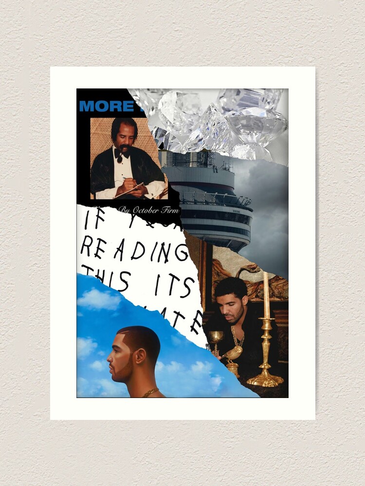 "Albums Drake Collage Poster" Art Print by Pamela-McIntyre | Redbubble