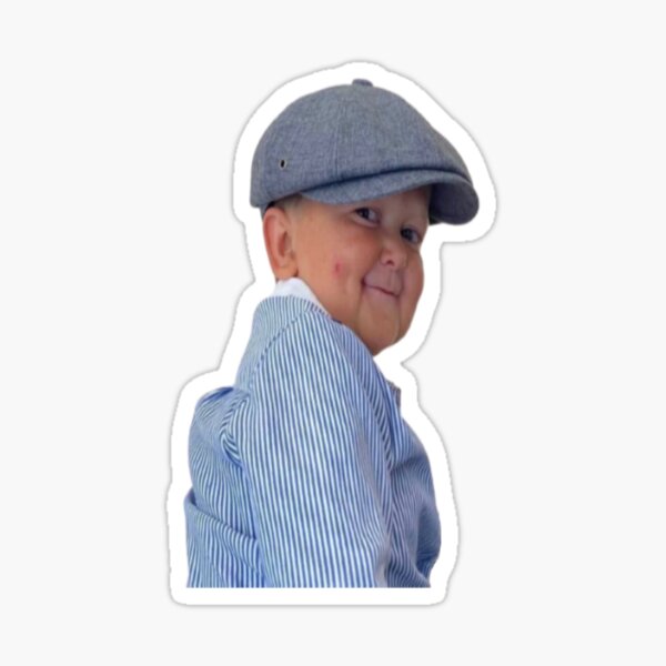 "Peaky Hasbulla Blinder" Sticker by BitternotMeme | Redbubble