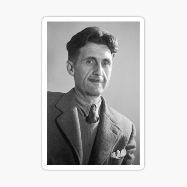 "George Orwell" Sticker for Sale by jorgeramos1992 | Redbubble