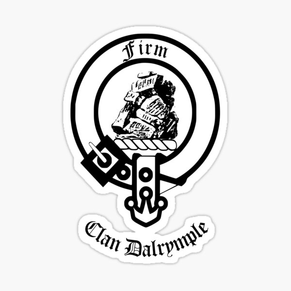 "Dalrymple Scottish Clan Surname" Sticker for Sale by ljrigby | Redbubble