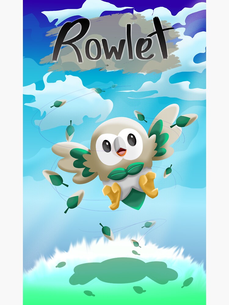 "Legends Rowlet" Sticker by Gdeene | Redbubble
