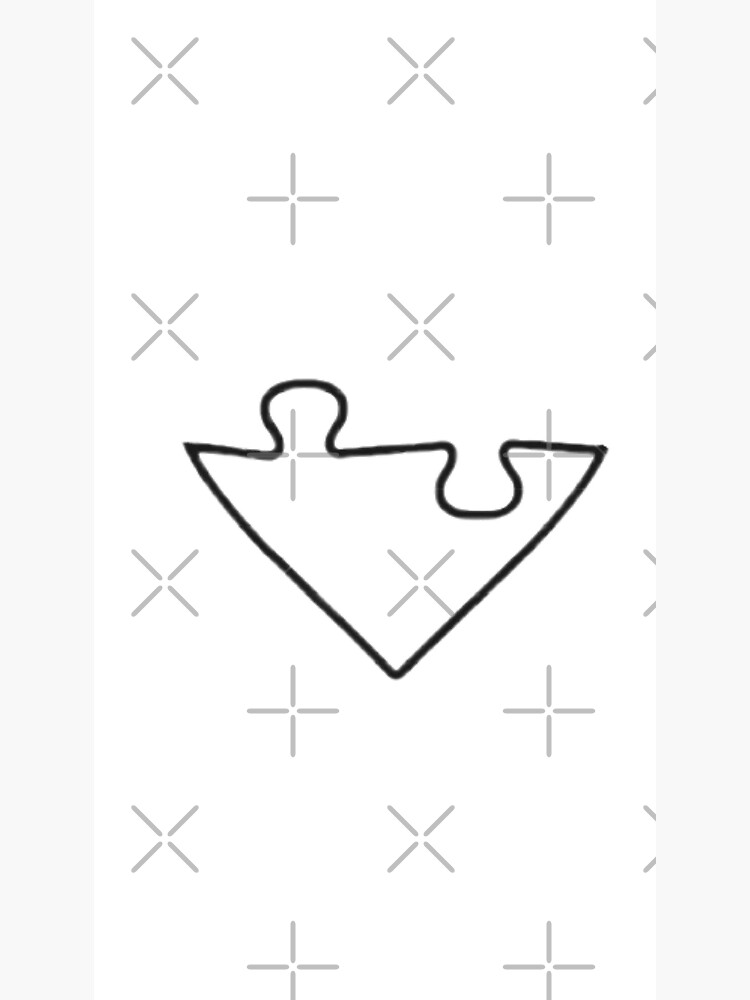 "matching half heart puzzle piece " Photographic Print by moonlit-art ...