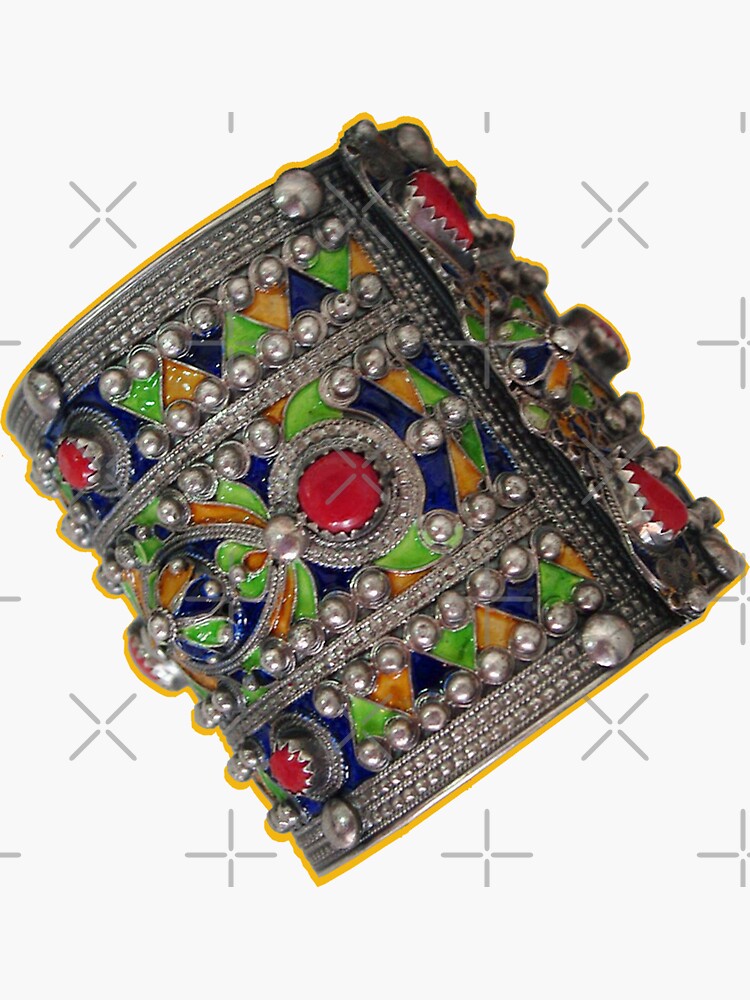 "Kabyle jewel akhelkhal Algeria" Sticker for Sale by Eldjama | Redbubble