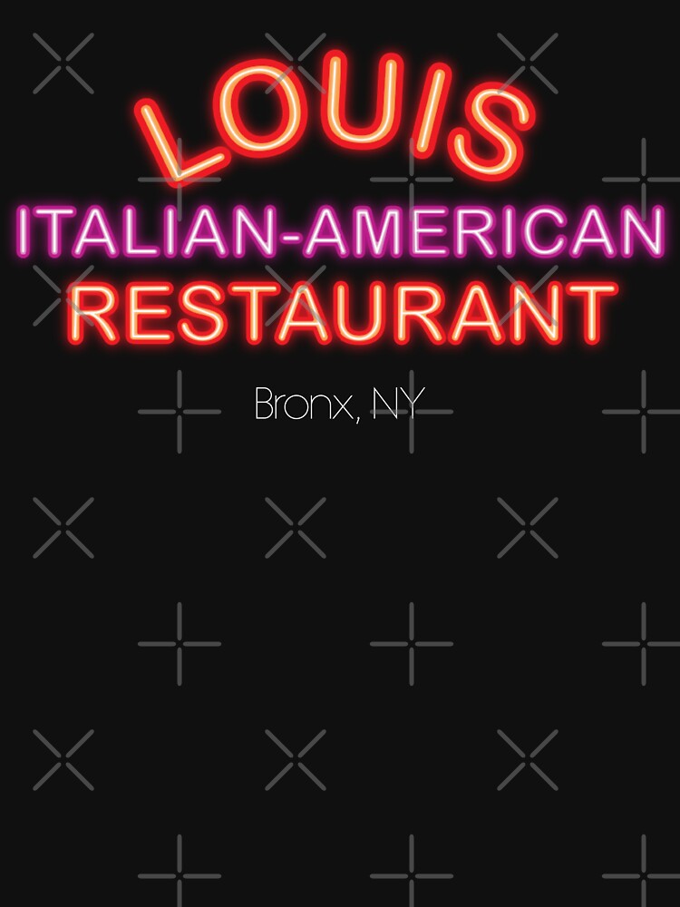 "Louis Italian-American Restaurant" T-shirt for Sale by TeeArcade84 ...