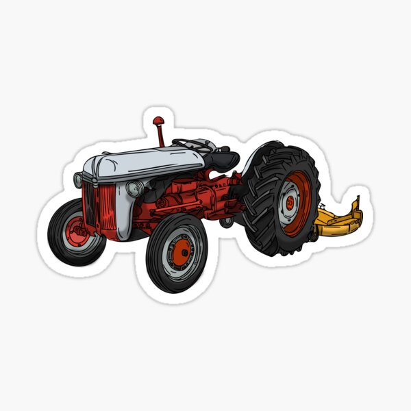 "Tractor" Sticker by Statepallets | Redbubble