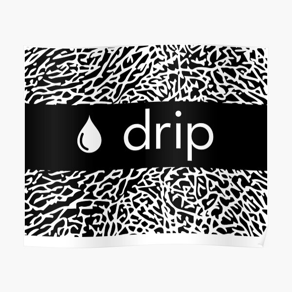"Drip Camo" Poster for Sale by dlmillard | Redbubble