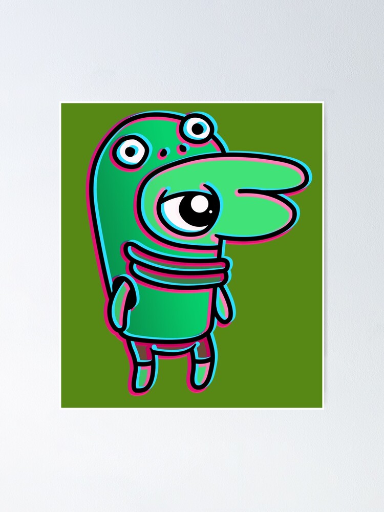 "SMILING FRIENDS - Gleb or Glep mr Frog, bliblie, Pim, Alan, Grim ...