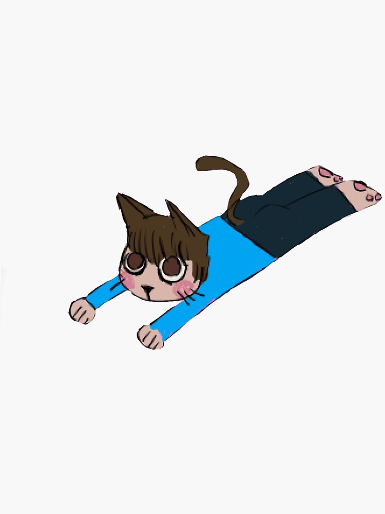 "Kurt The Cat!" Sticker by microwavedman | Redbubble