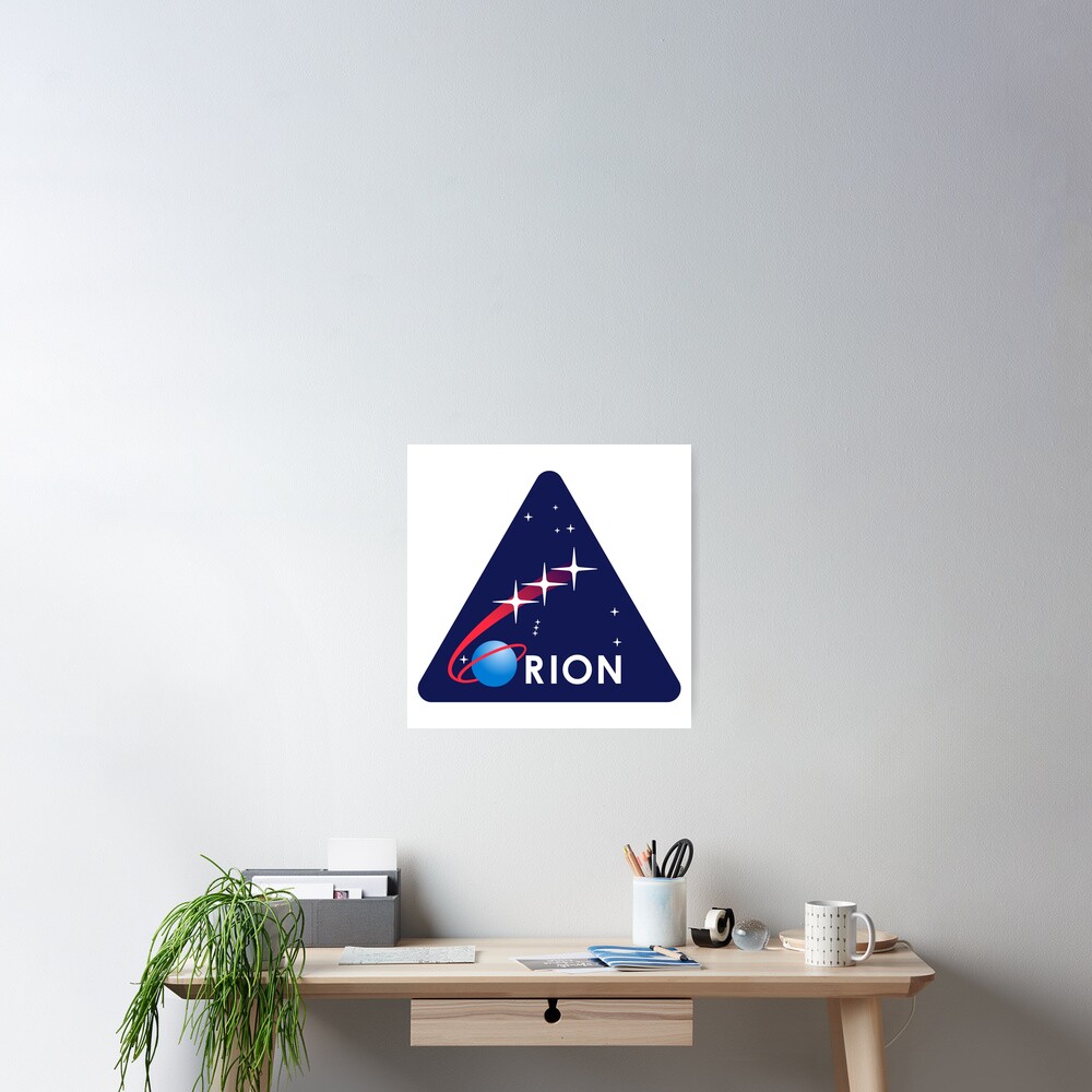 "Orion Spacecraft Logo" Poster for Sale by SpaceLlamas | Redbubble