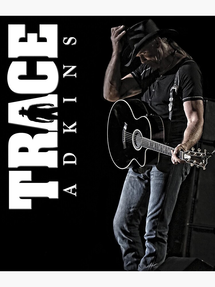 "Trace Guitar Music Band Adkins Logo" Sticker by lilitipes44 | Redbubble