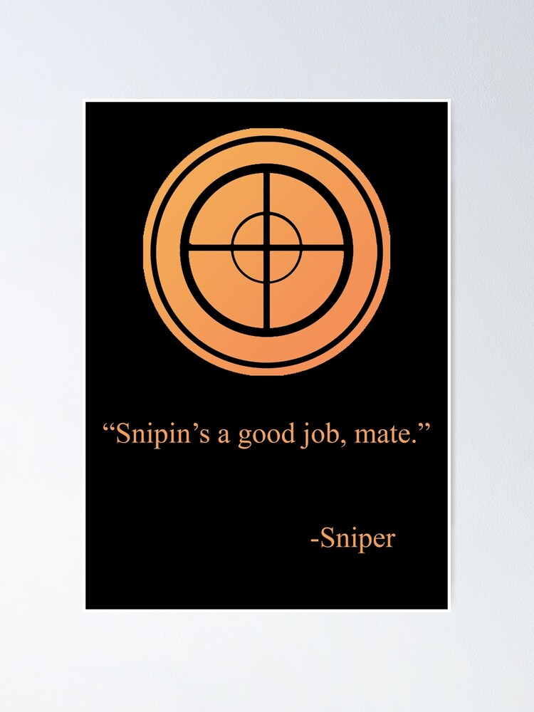 "TF2 Sniper Emblem" Poster by TheNothin10 | Redbubble