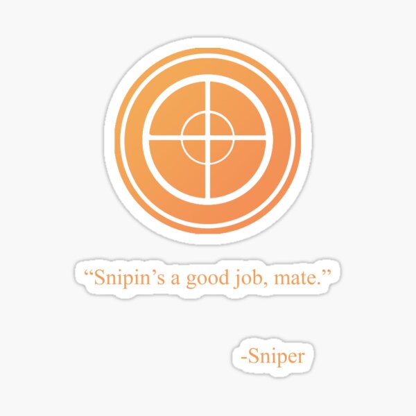 "TF2 Sniper Emblem" Sticker for Sale by TheNothin10 | Redbubble
