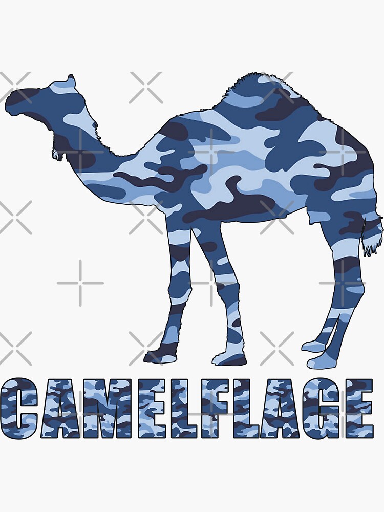 "Camelflage" Sticker for Sale by Tema01 | Redbubble