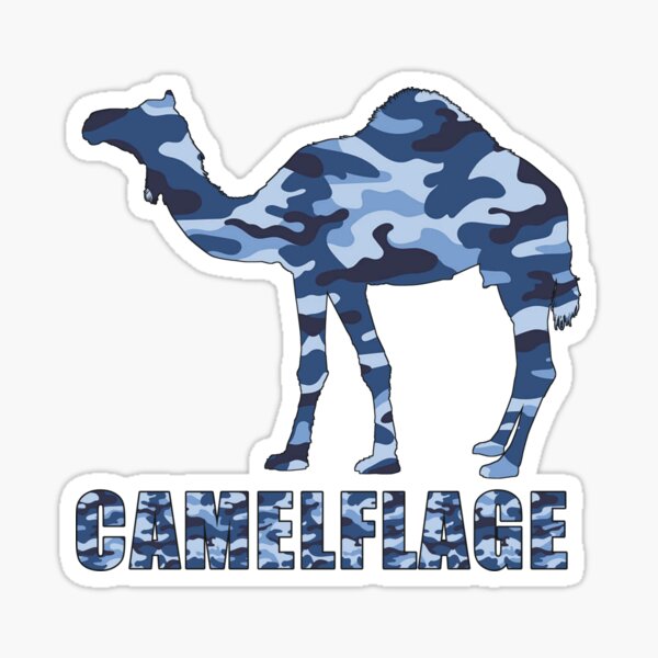 "Camelflage" Sticker for Sale by Tema01 | Redbubble