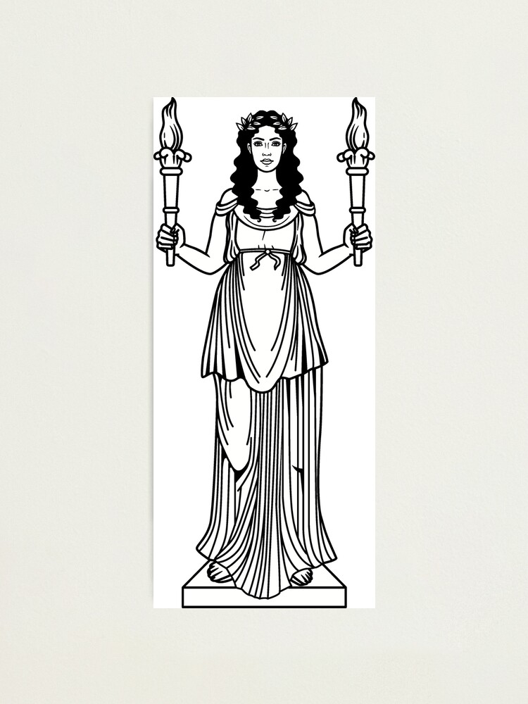 "Lightbearer Goddess Hekate" Photographic Print for Sale by MrDemagio ...
