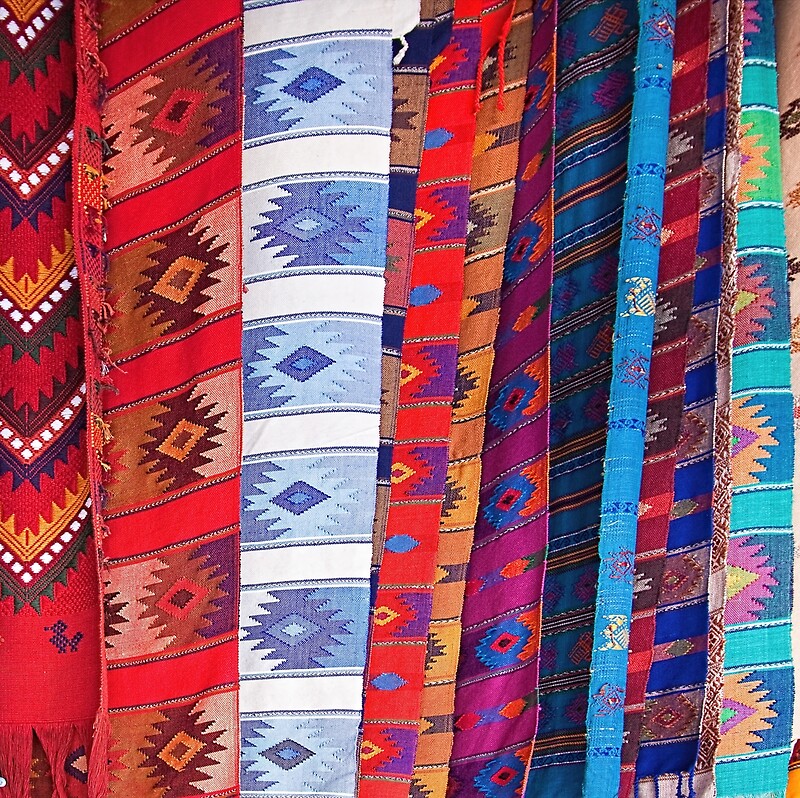 "Guatemalan colors and patterns" by travelways | Redbubble