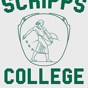 "scripps college vintage green logo" Sticker for Sale by nataliaivonica ...