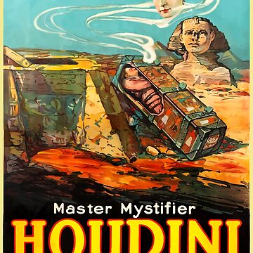 "Houdini "Buried Alive" 1926. Vintage poster." Poster for Sale by ...