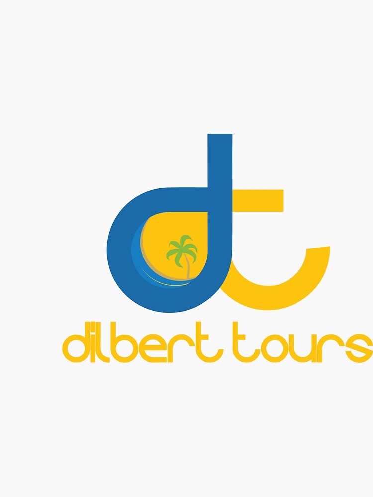 "Dilbert Tours Official Logo" Sticker by MIKE5511 | Redbubble