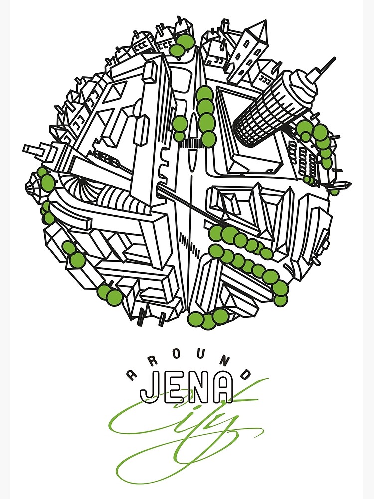 "Jena-City" Poster for Sale by HEIMATKIOSK | Redbubble