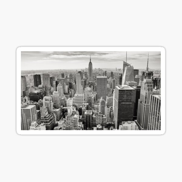 "New York City Empire State Building" Sticker for Sale by pdgraphics ...