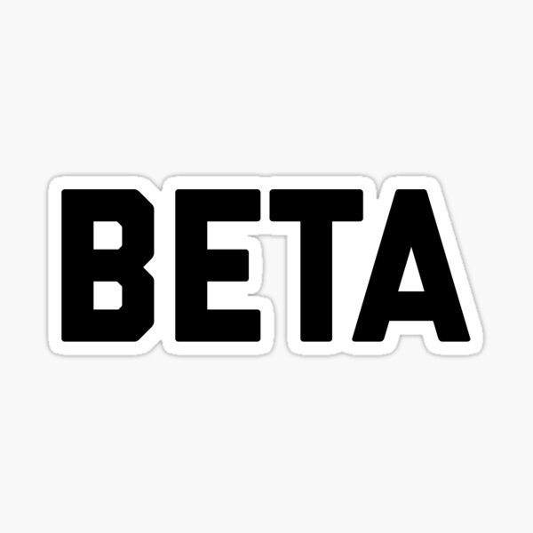 "Beta (Omegaverse)" Sticker for Sale by CaughtInAStorm | Redbubble