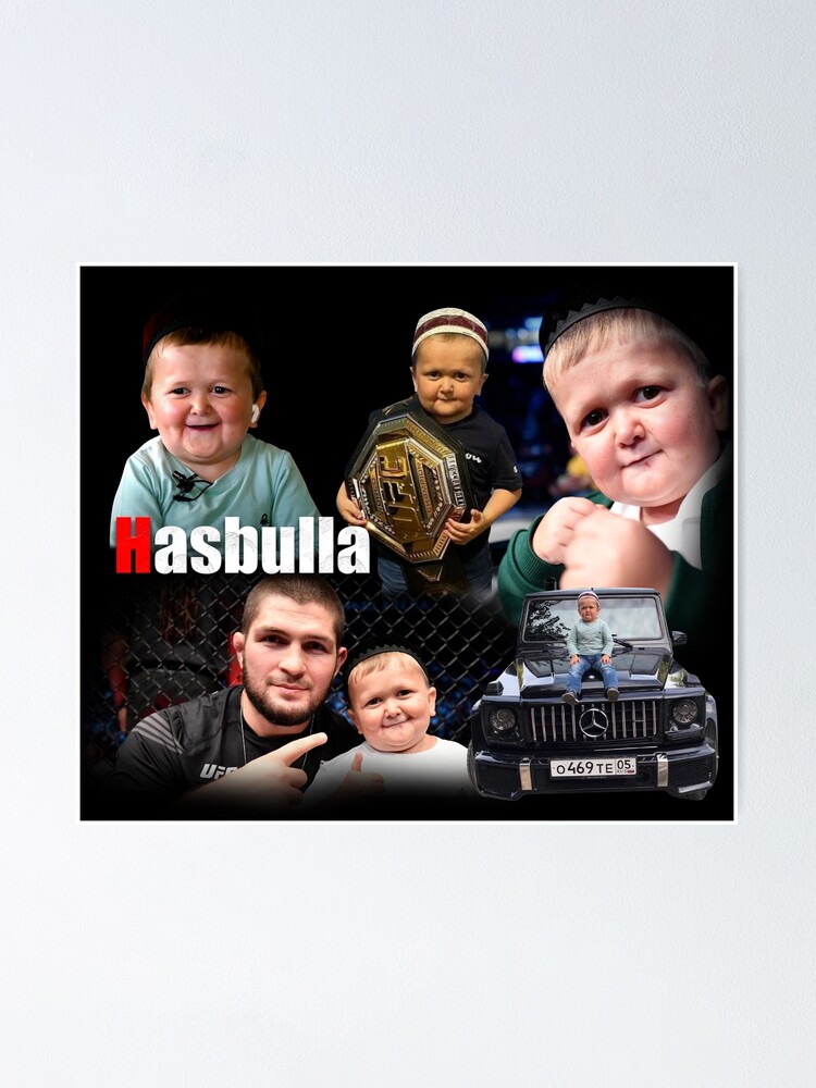 "Hasbulla" Poster for Sale by Lovearts01 | Redbubble