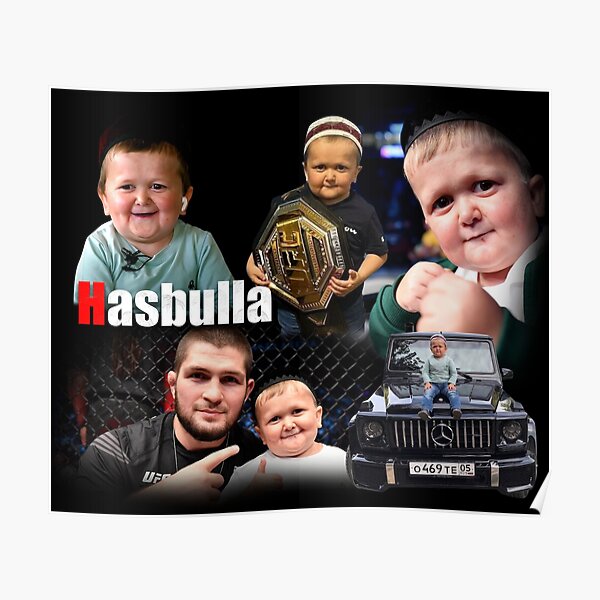 "Hasbulla" Poster for Sale by Lovearts01 | Redbubble