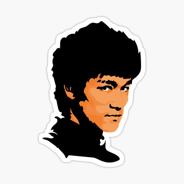 "bruce lee" Sticker by m3dcim | Redbubble