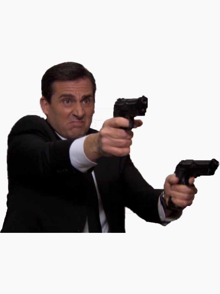 "The Office Michael Scarn Design" Sticker by dominiccosta | Redbubble