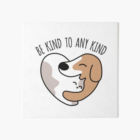 "cute dog and cat cuddling stickers, kindness matters, kawaii cute cat ...