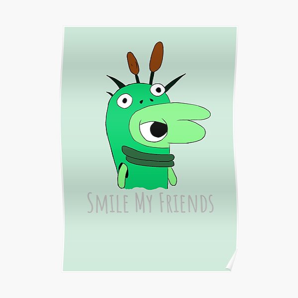 "Glep Smile My Friends" Poster for Sale by RevloShop | Redbubble