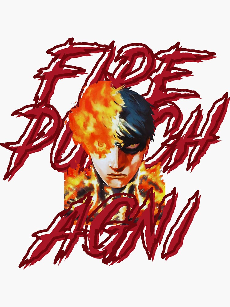"Fire punch by Tatsuki Fujimoto" Sticker by KyleNesas | Redbubble