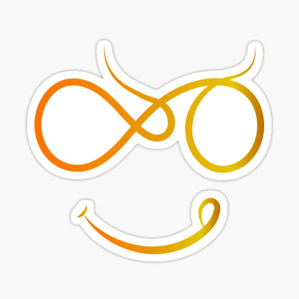 "Cycling Smiling Bicycle Face" Sticker by IdesignI | Redbubble