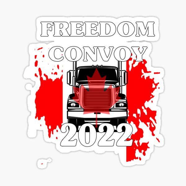 "Freedom Convoy" Sticker for Sale by Aliaz | Redbubble