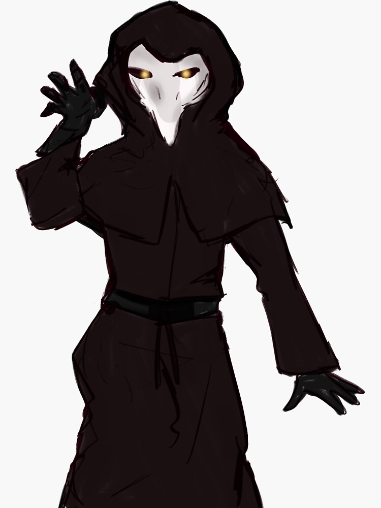 "Scp 049" Sticker for Sale by MetallineMenace | Redbubble