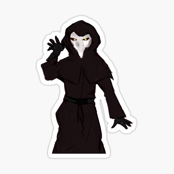 "Scp 049" Sticker for Sale by MetallineMenace | Redbubble