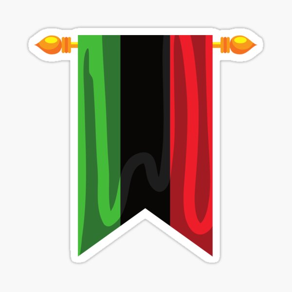 " Pan-African Flag" Sticker by ibrahim104 | Redbubble