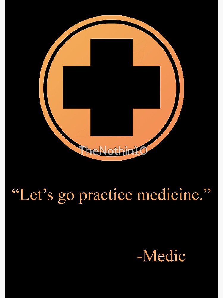 "TF2 Medic Emblem" Poster for Sale by TheNothin10 | Redbubble
