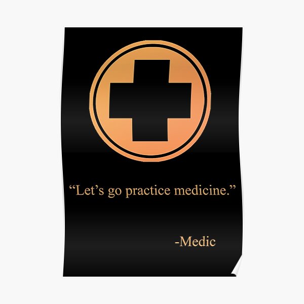 "TF2 Medic Emblem" Poster for Sale by TheNothin10 | Redbubble