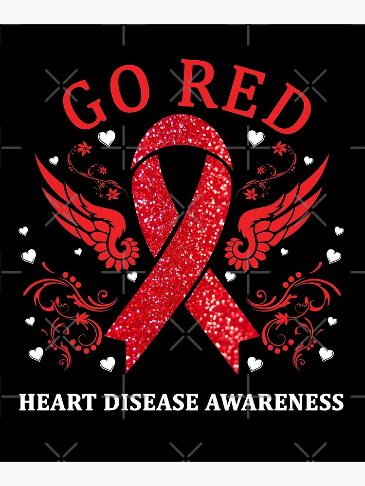 "Go Red For Heart Disease Awareness In February Health Heart Month ...