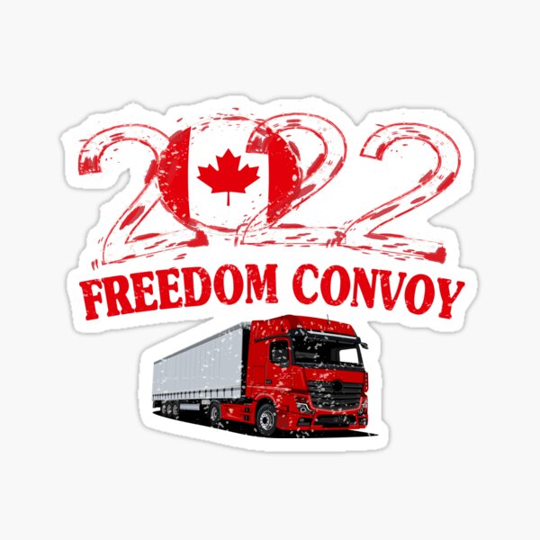 " Freedom Convoy" Sticker for Sale by Aliaz | Redbubble