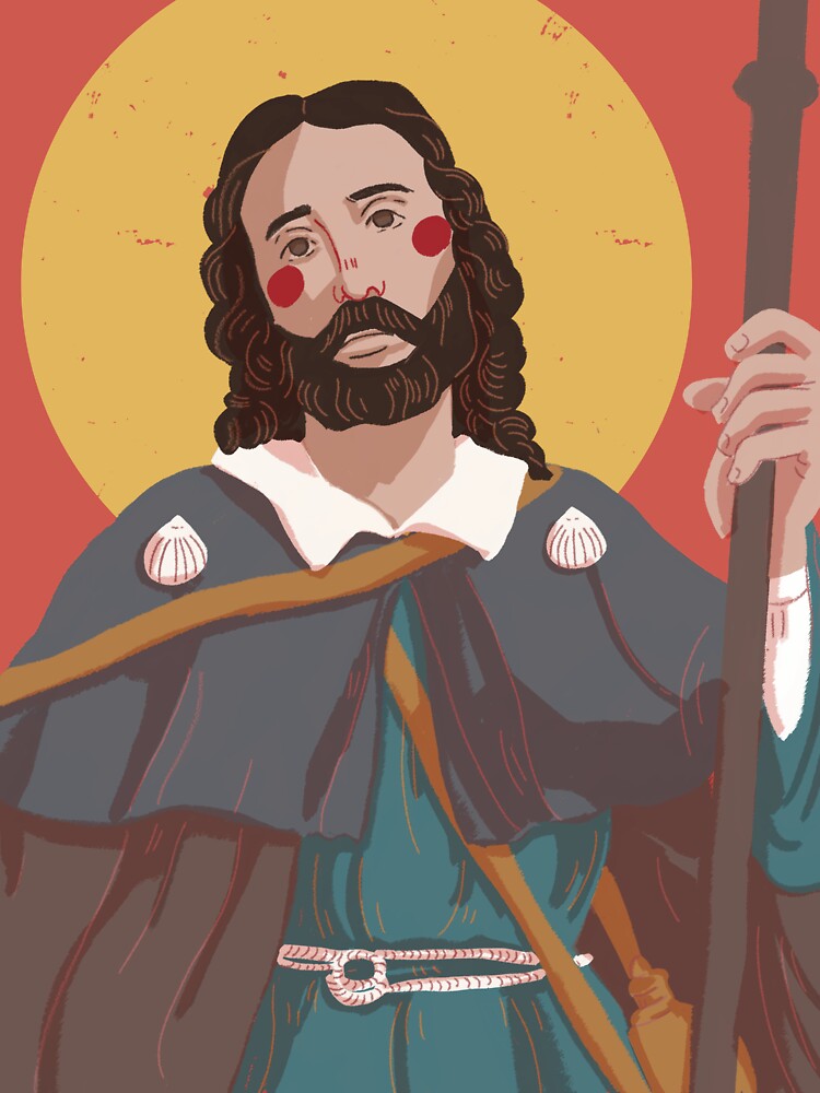 "Saint Roch" Sticker by aetnensis | Redbubble