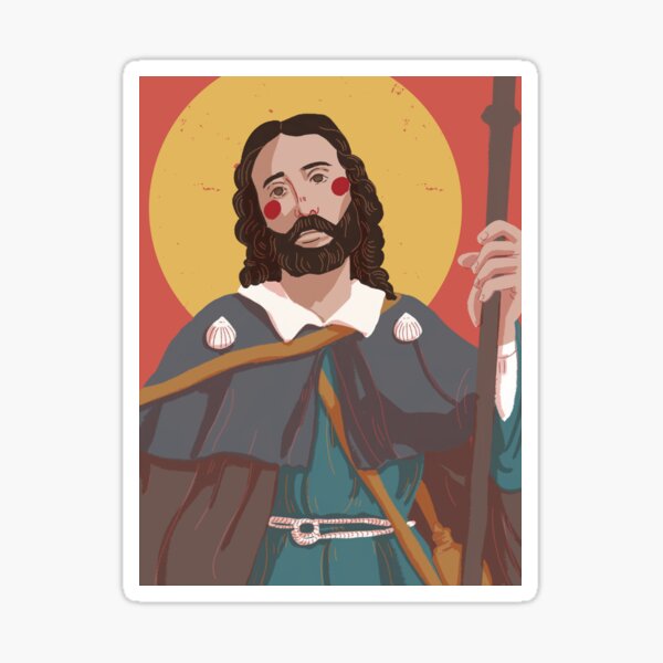 "Saint Roch" Sticker by aetnensis | Redbubble