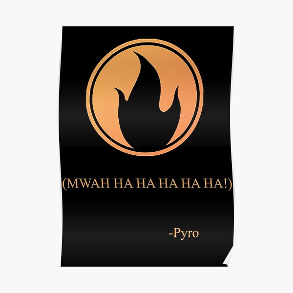"TF2 Pyro Emblem" Poster by TheNothin10 | Redbubble