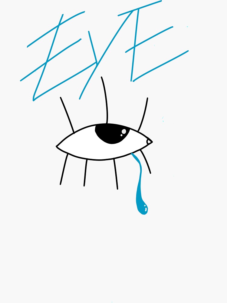 "Eye logo" Sticker by FRASPO | Redbubble