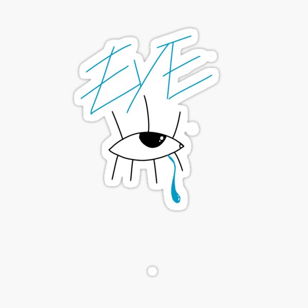"Eye logo" Sticker by FRASPO | Redbubble