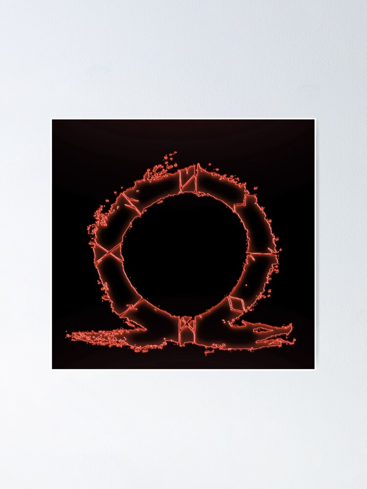 "GOD OF WAR SIGIL" Poster for Sale by Michael Scarn | Redbubble