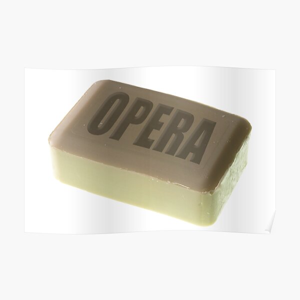 "Soap opera" Poster for Sale by funkyworm | Redbubble