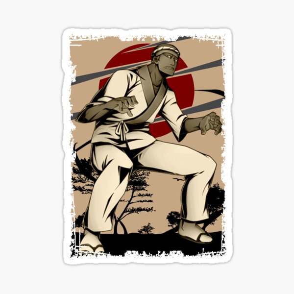 "Simon Brezhnev Durarara DRRR Retro Landscape Design" Sticker by Raiden ...